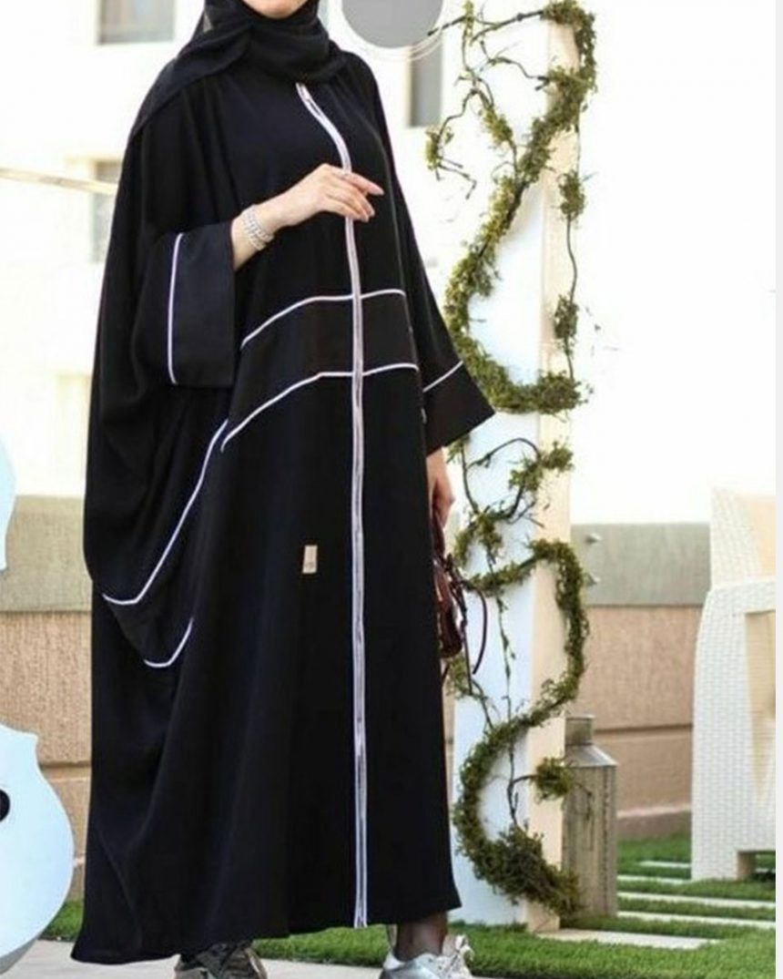 Butterfly Triming | Black Rose Abayas