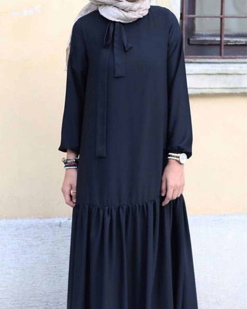 Frill Abaya Princess | Black Rose Abayas