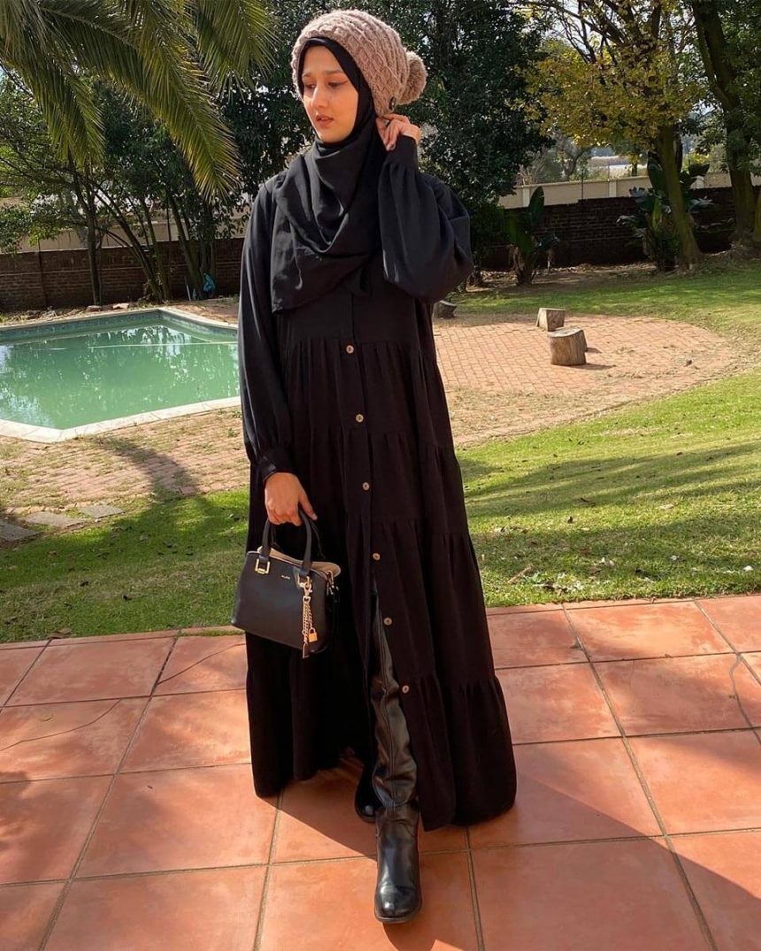 Layered Shirt | Black Rose Abayas